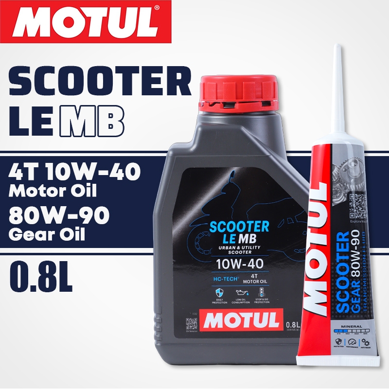 Motul Scooter LE MB 4T 10w-40 0.8L MINERAL Oil reinforced with HC-TECH ...