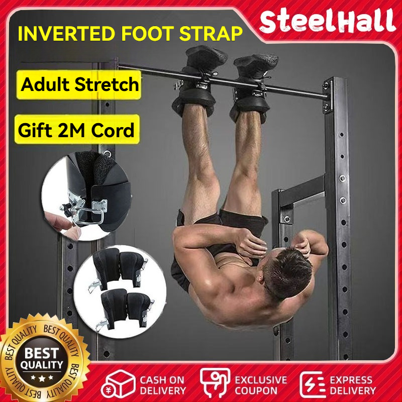 Anti Gravity Inversion Boots For Ab Crunch Abdominal Sit Up Hooks Bar ...