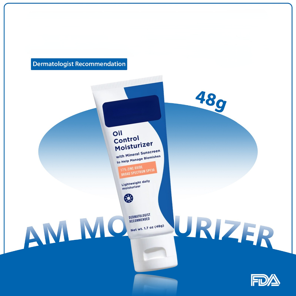 Oil Control Moisturizer With Mineral Sunscreen SPF 30 Help Manage ...