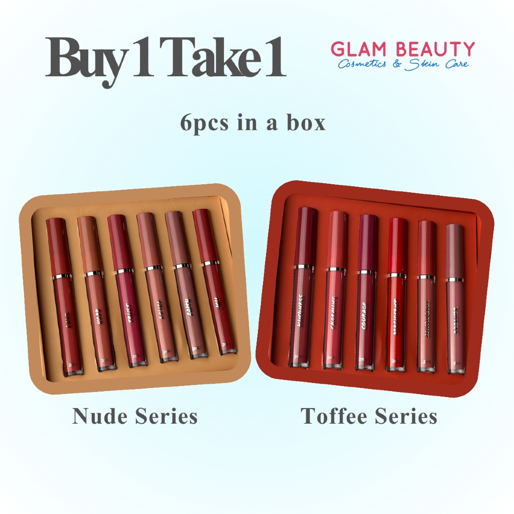 BUY 1 TAKE 1 HAPPY TINT DAY NUDE & TOFFEE COLLECTION by GLAM-BEAUTY ...