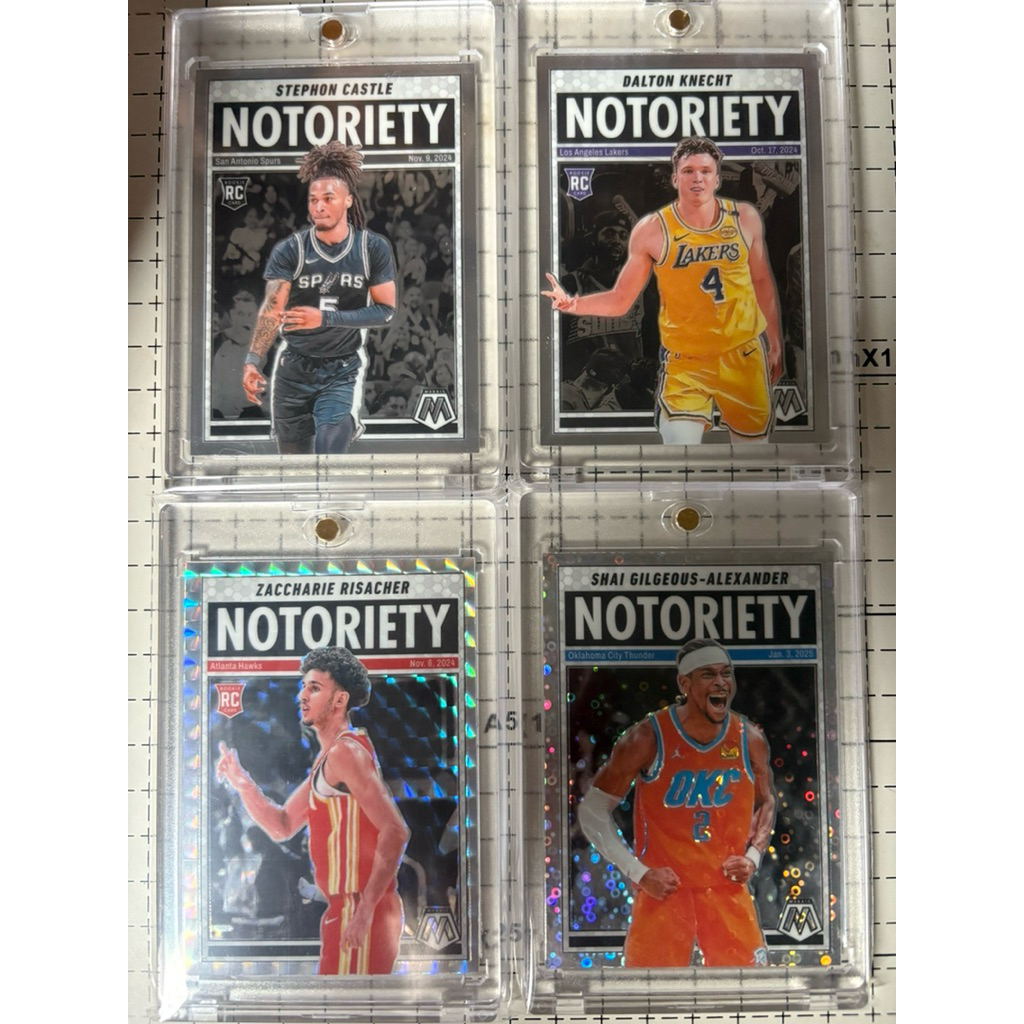 2024–25 Panini Mosaic Notoriety Rookie Cards – Dalton Knecht (Lakers ...