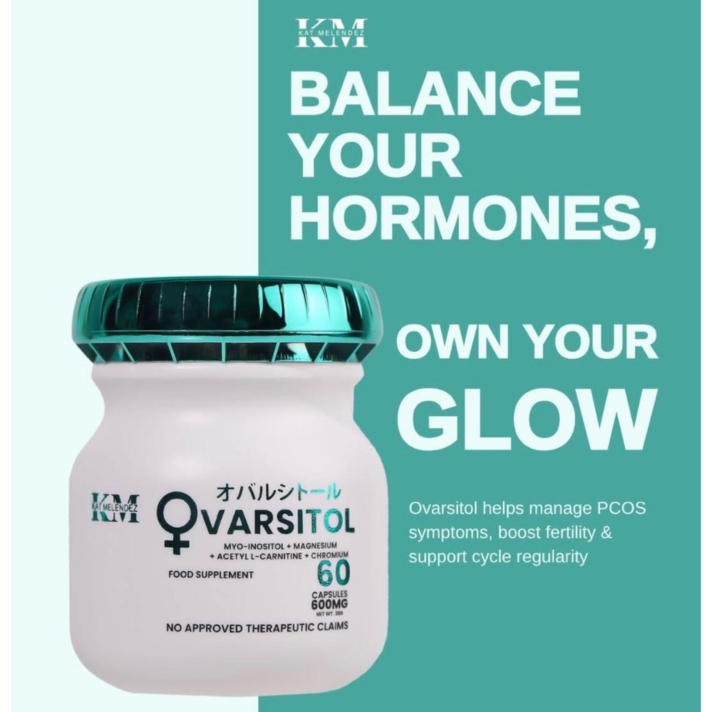 KM OVARSITOL Myo Inositol Food Supplement Probiotics Magnesium PCOS ...