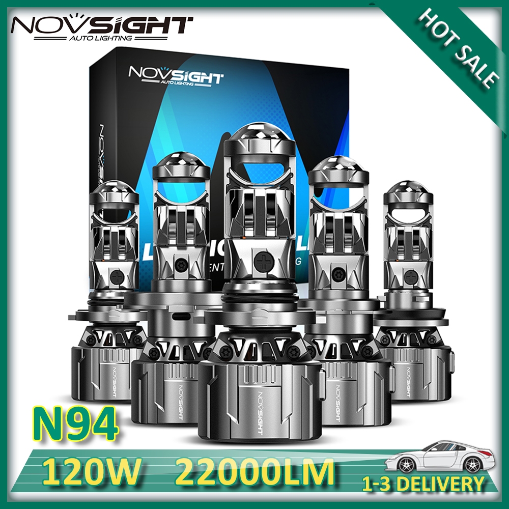 NEW Novsight N94 Car H4 H11 H7 9005 9006 LED Projector Lens Headlight ...