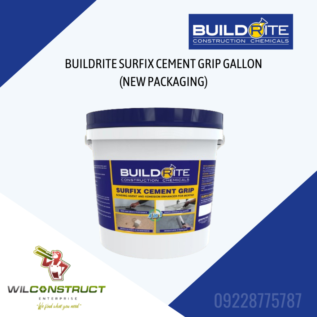 BUILDRITE SURFIX CEMENT GRIP GAL | Shopee Philippines