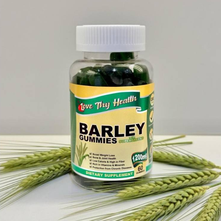 Love Thy Health Barley Gummies Dietary Supplement 60 Gummies 1200mg Per ...
