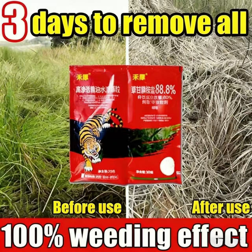 Glyphosate Weed And Grass Killer Powder Strong Herbicide For Total And ...