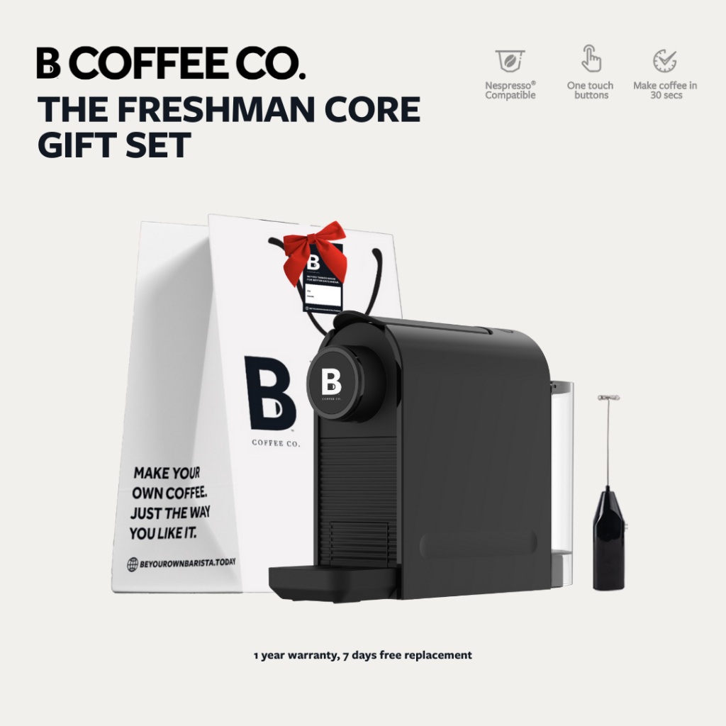 B Coffee Co. Freshman Gift Set - Freshman Machine With Milk Frother ...
