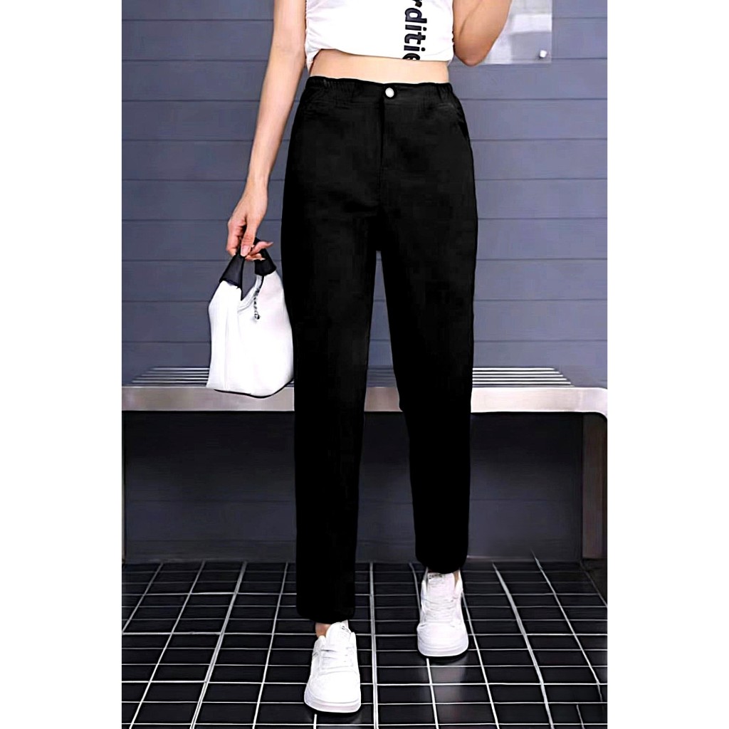 Comfy Candy Pants for Women – Stretchy Fit, Button & Zipper Closure ...