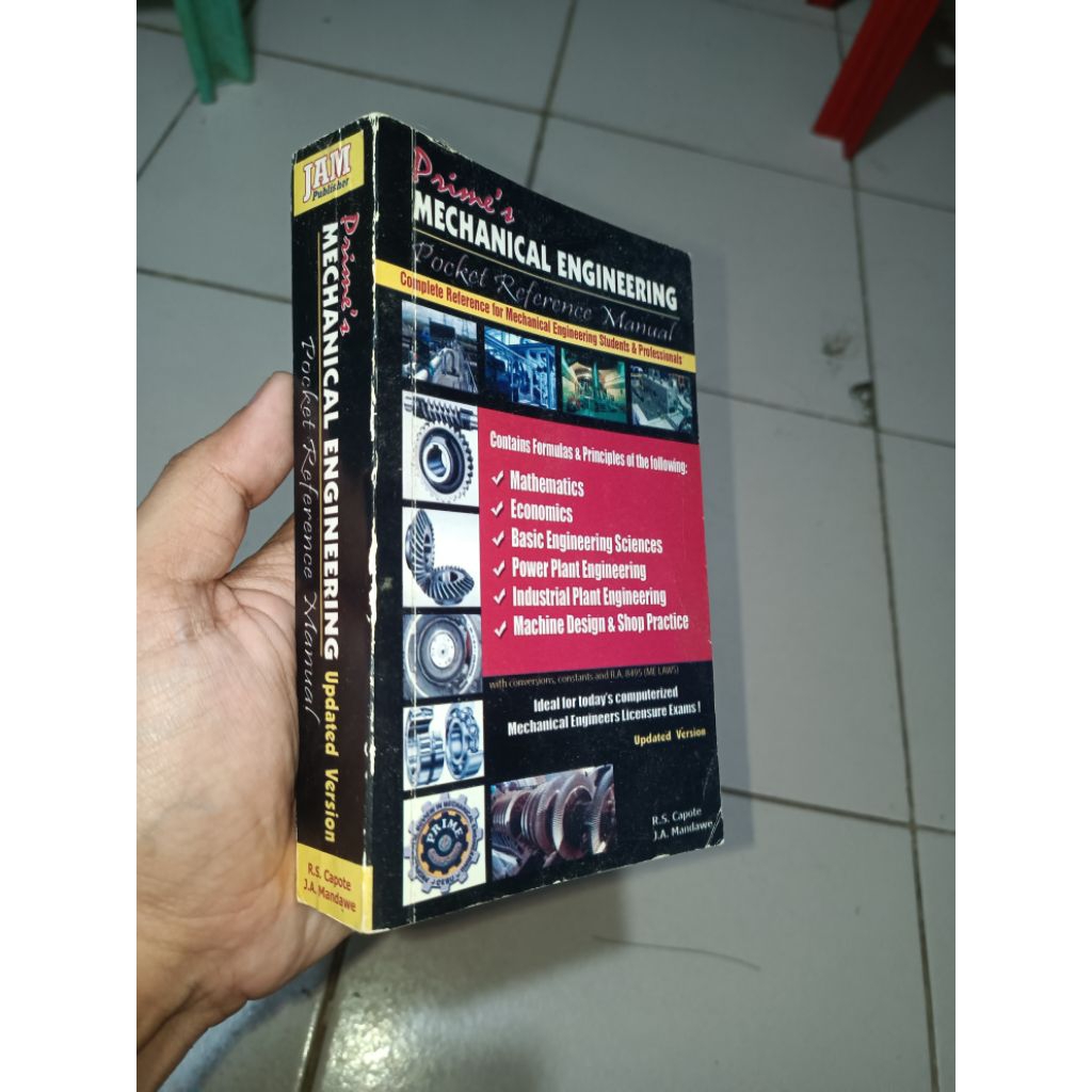 Prime's Mechanical engineering pocket reference manual | Shopee Philippines