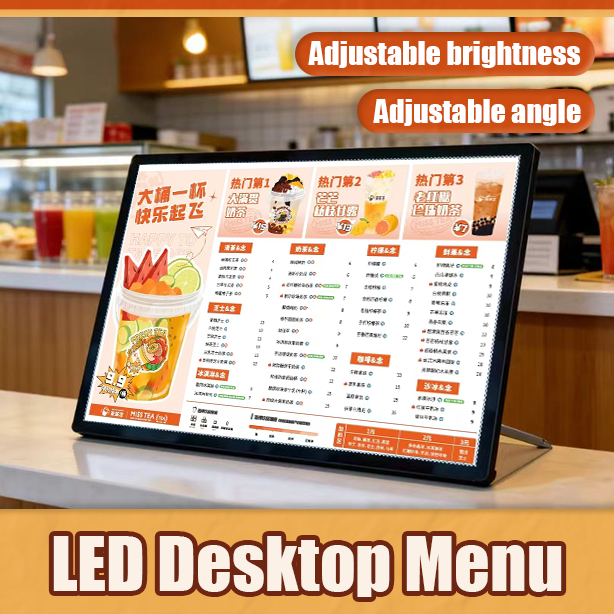 Super bright menu board with light adjustable brightness, Adjustable ...