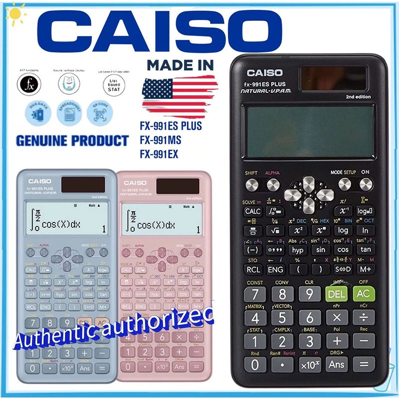 Premium Scientific Calculator Fx-991ES Plus - Solar Energy for ...
