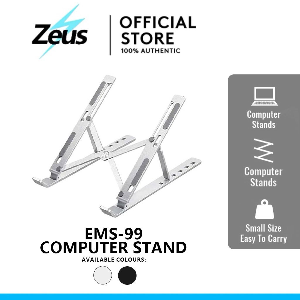 Zeus Laptop Stand Foldable Adjustable Aluminum Tablet Stand Cooling ...