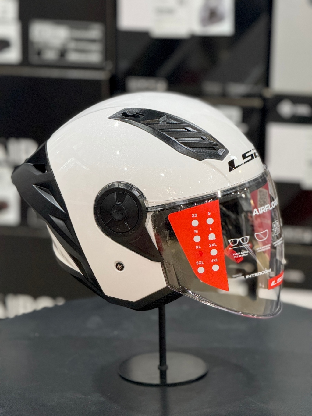 LS2 OF616 Airflow 2 Half Face Single Visor Helmet for Motorcycle ...
