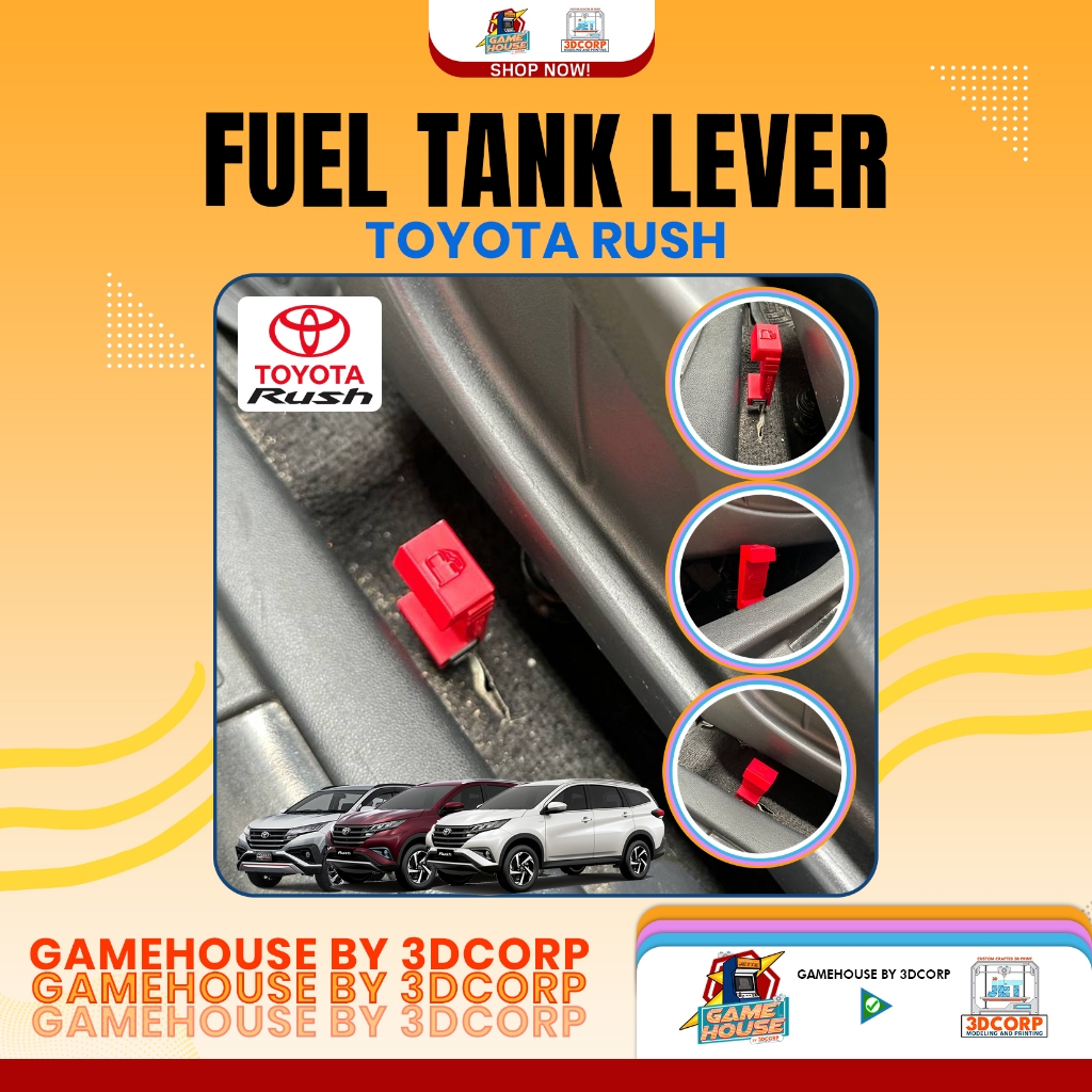 Gamehouse by 3DCorp Toyota Rush Fuel Tank Lever Extension | Shopee ...