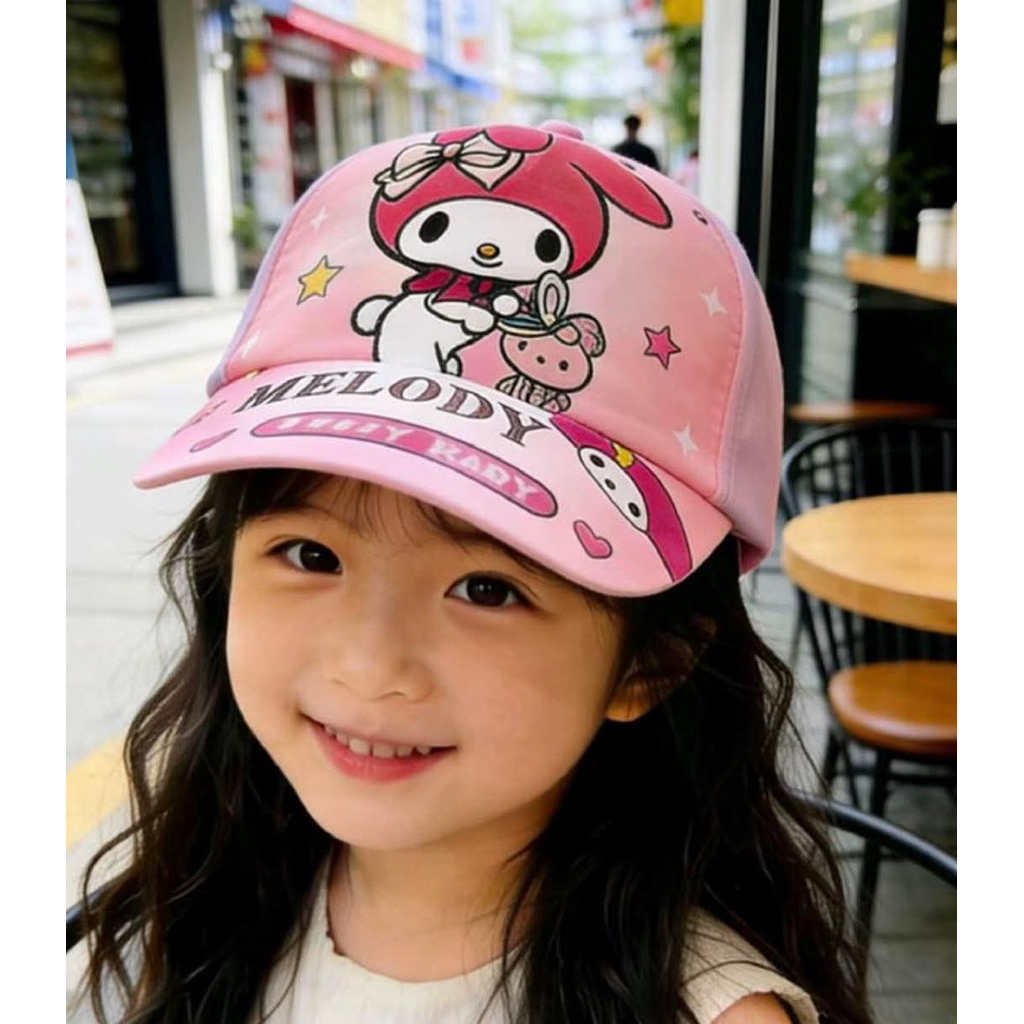 Kids Baseball Caps Cute Girls Cartoon Characters Children’s Sun Hat 4 ...