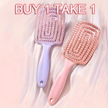 Buy1 Take1 Fashion Big Curved Comb Curly Hair Fluffy Styling Comb Air ...
