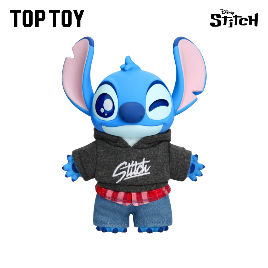 TOPTOY Disney Stitch Dress-Up Show Series Vinyl Plush Blind Box Action ...