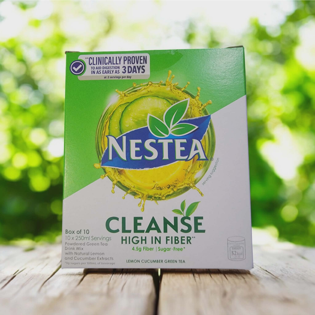 NESTEA CLEANSE HIGH IN FIBER LEMON CUCUMBER GREEN TEA | Shopee Philippines
