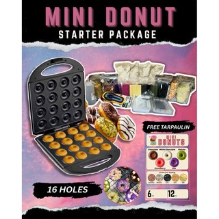 Mini Donut Machine 6/8/12/16 holes Negosyo Package | Shopee Philippines
