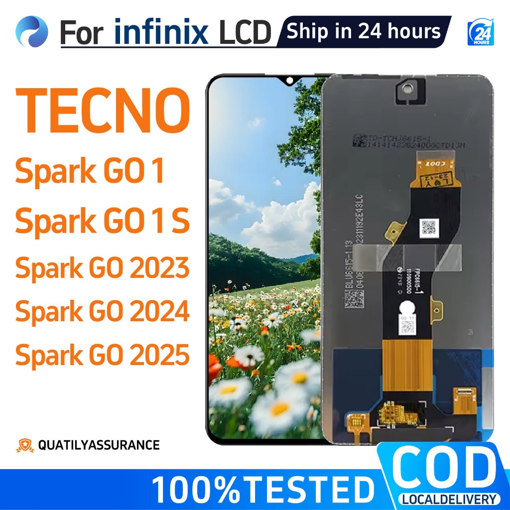 【Tested】LCD For TECNO Spark Go 1 /Go 1S / Spark GO 2023 / 2024 / 2025 ...