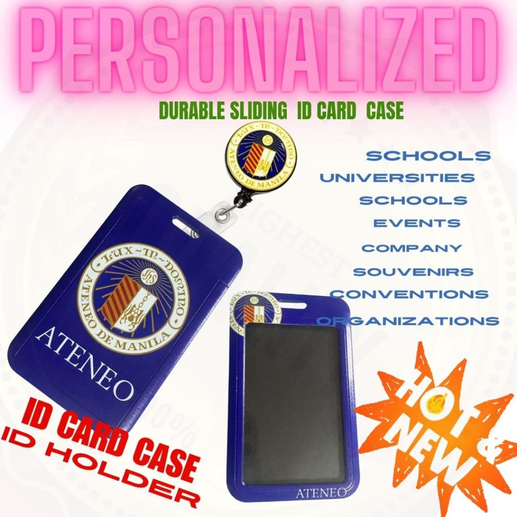 2026 ID Holder Customized Card Case Id Badge Name tag | Shopee Philippines
