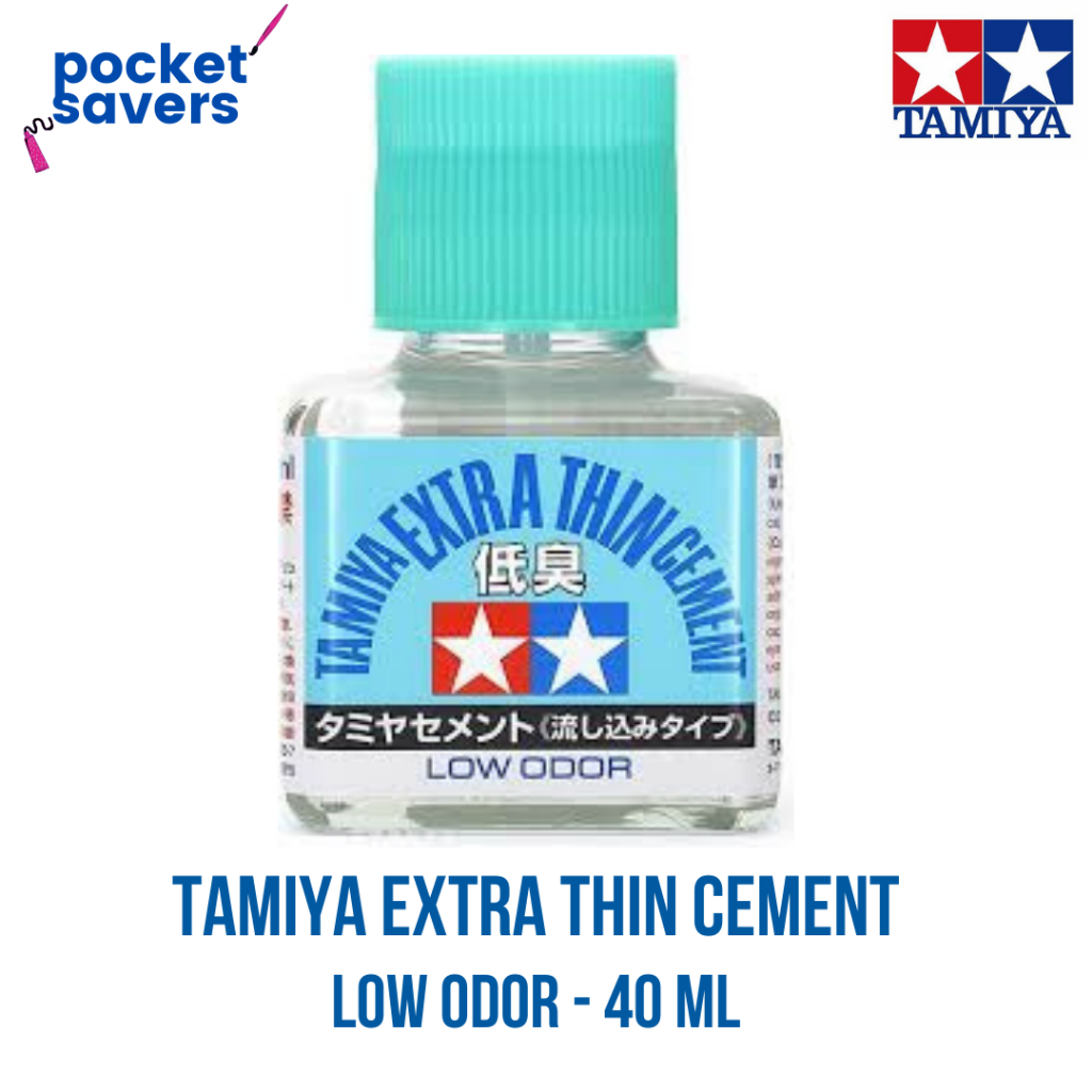 Tamiya Extra Thin Cement - Low Odor 40 ml | Shopee Philippines