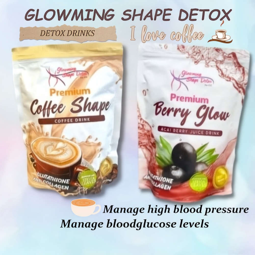 Glowming Coffee Shape Detox Drink with Appetite Suppressants, Fat ...