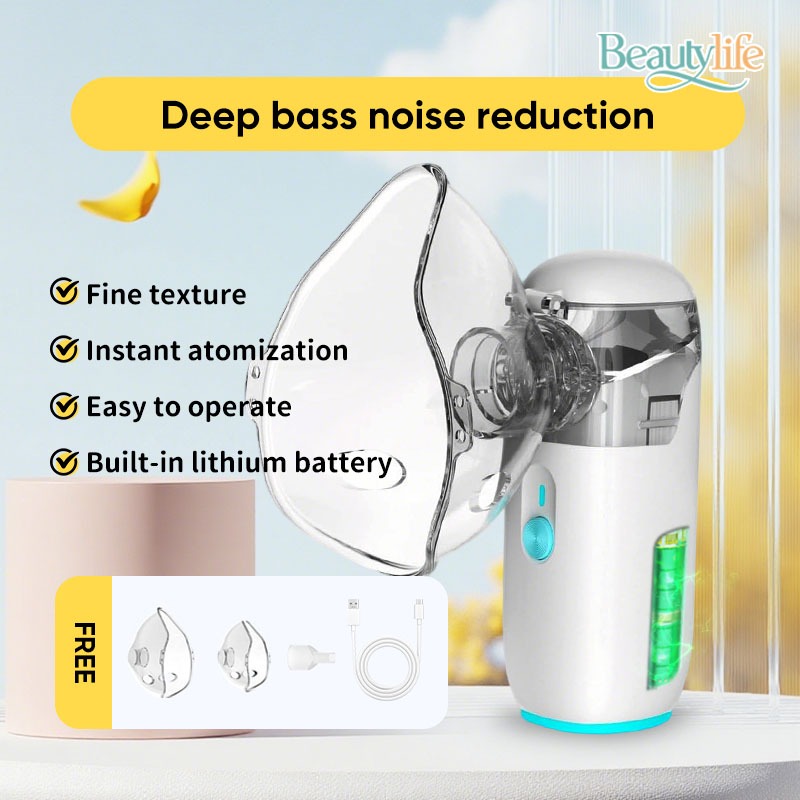 MCI Nebulizer Portable Rechargeable Mesh Machine Handheld Inhaler ...