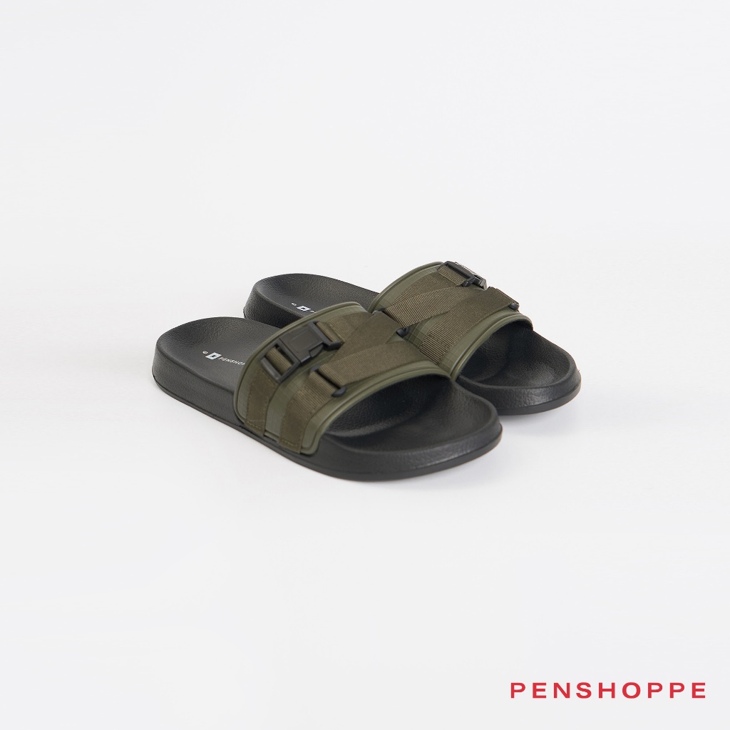 Penshoppe One Band Slides Slippers For Men | Shopee Philippines