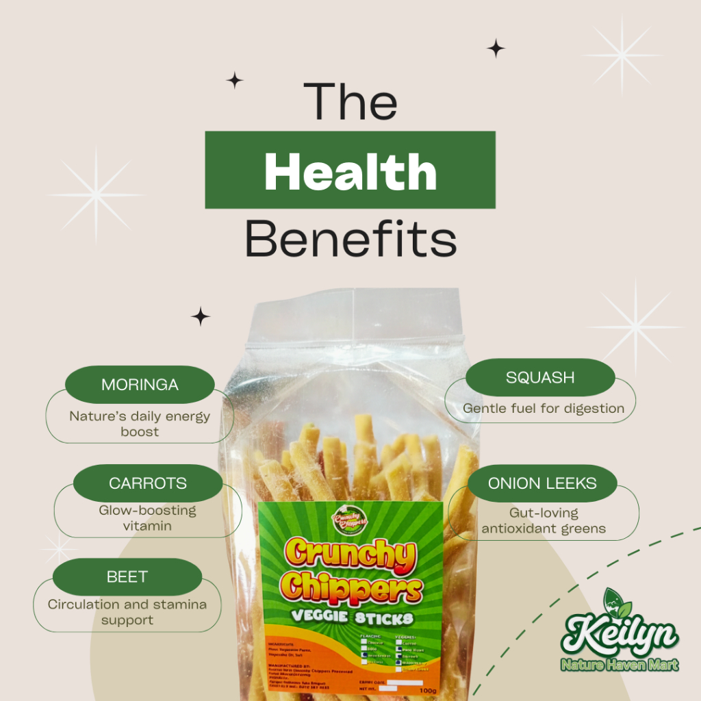 Crunchy Chipper's 185g Healthy Vegetable Sticks crispy snack from ...