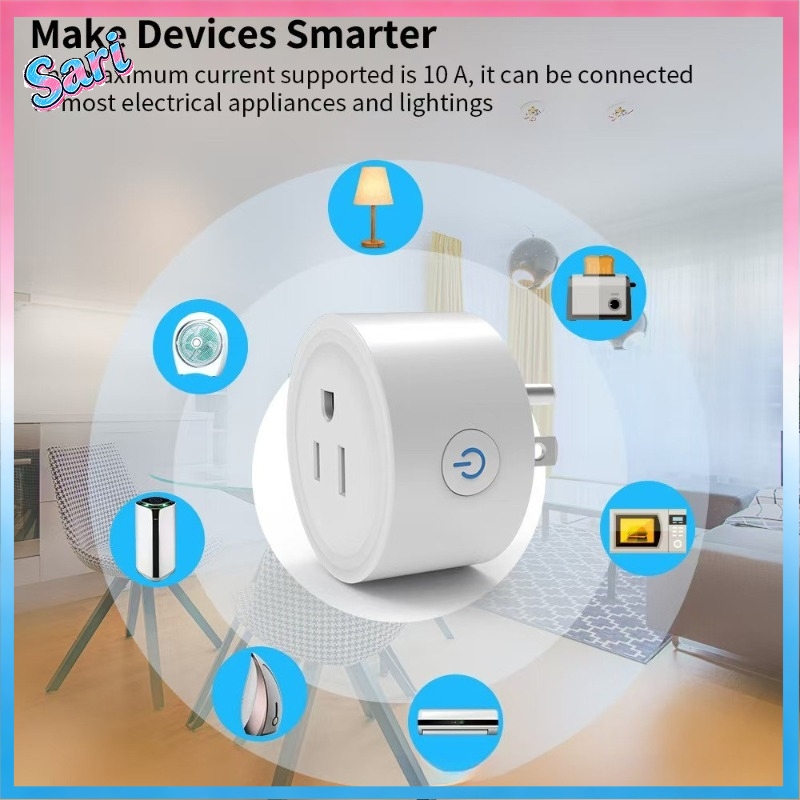 Voice Control Smart Plug WiFi Outlet with Alexa App Timer for Home ...