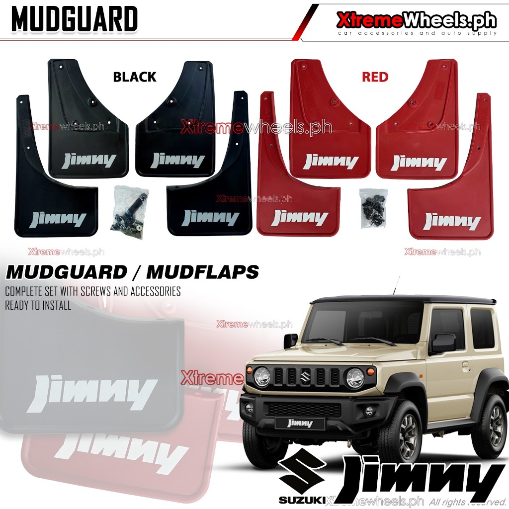 Suzuki Jimny 2019 TO 2026 with screw Oem Thailand mud guard / mud flaps ...