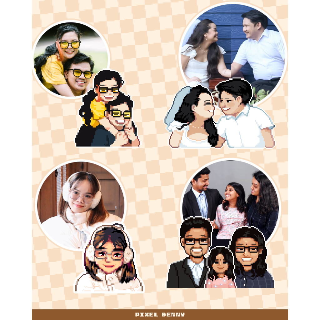 Pixel Art Custom Stickers | Laminated Waterproof Vinyl Stickers - Pixel ...
