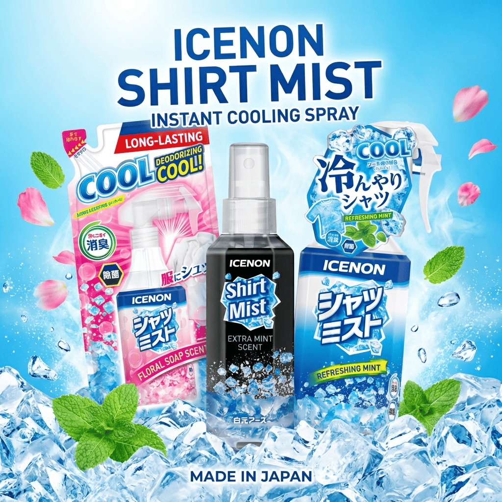 Icenon Shirts Mist Hakugen Extra Mint / Soap Scent Cooling Spray for ...