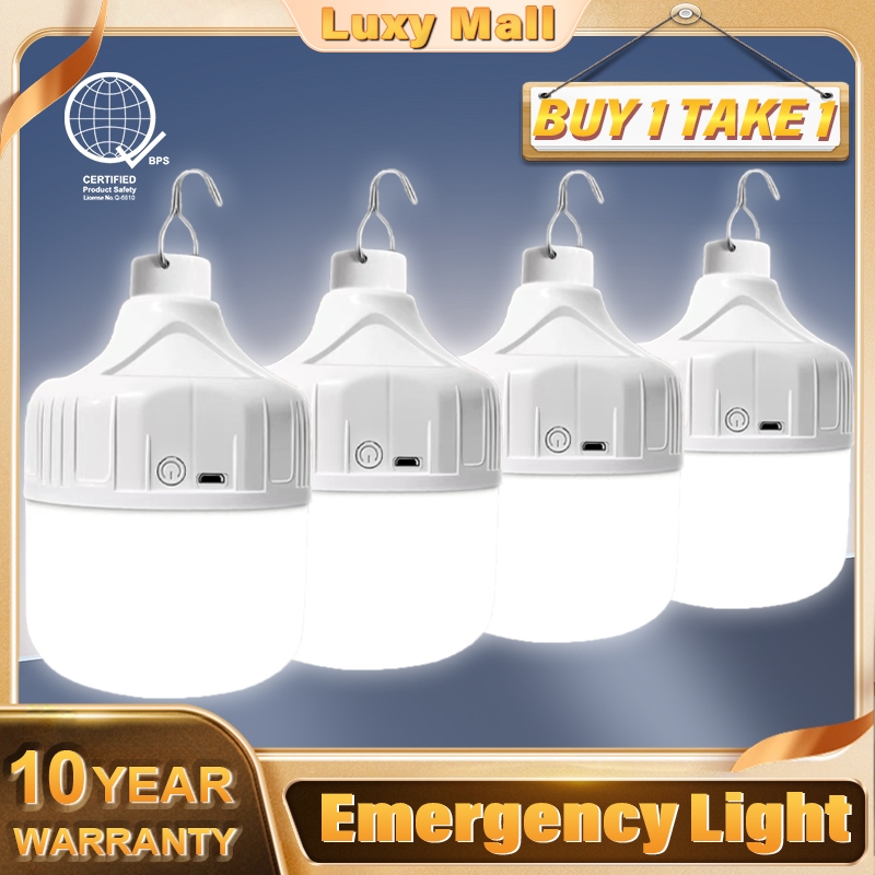 Luxy Emergency Lights Rechargeable Camping Light 5 Modes Emergency Lamp ...
