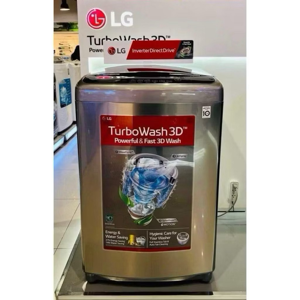 L/G 8Kg AUTOMATIC WASHING MACHINE TOP LOAD INVERTER | Shopee Philippines