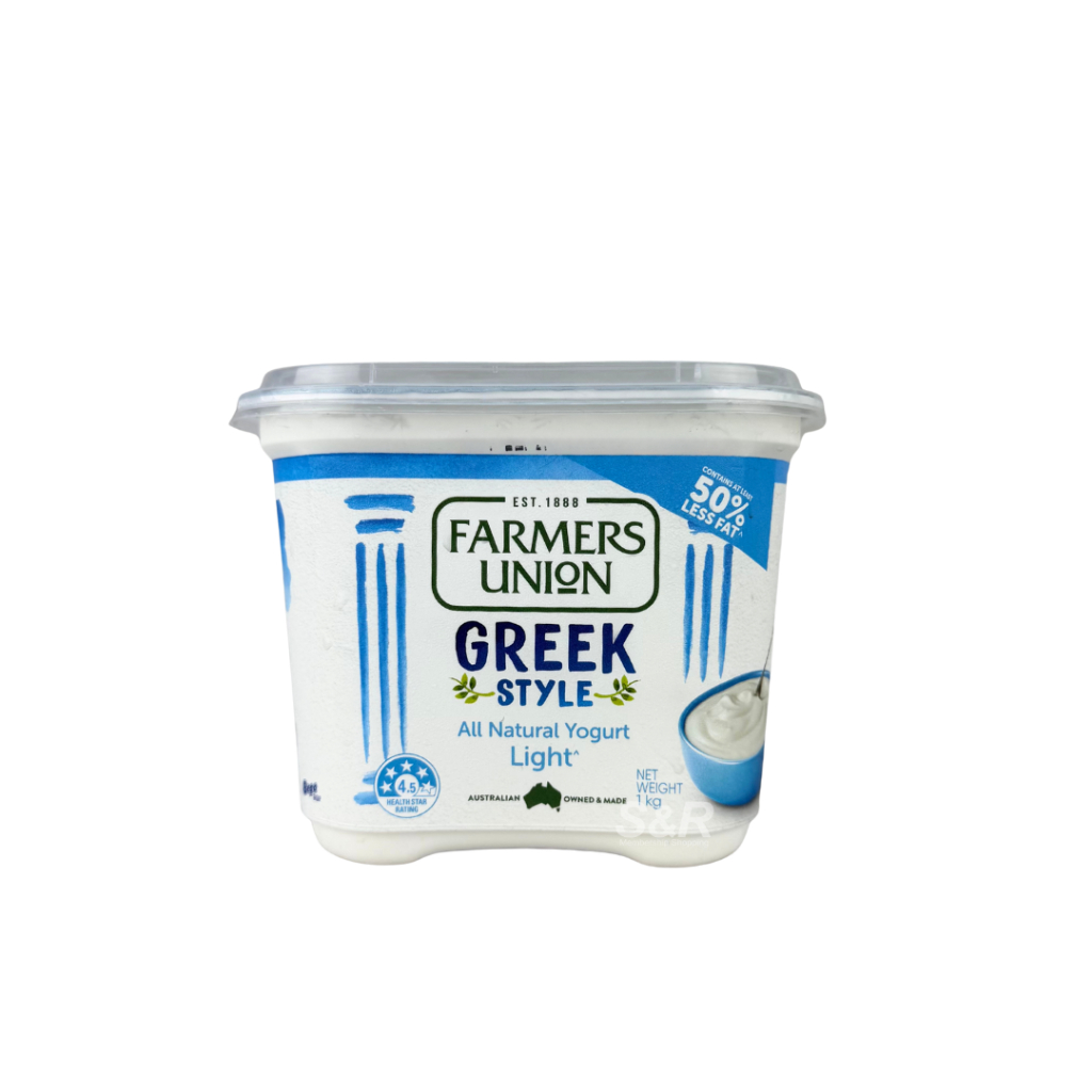 Farmers Union Light Greek Style Yogurt 1kg | Shopee Philippines