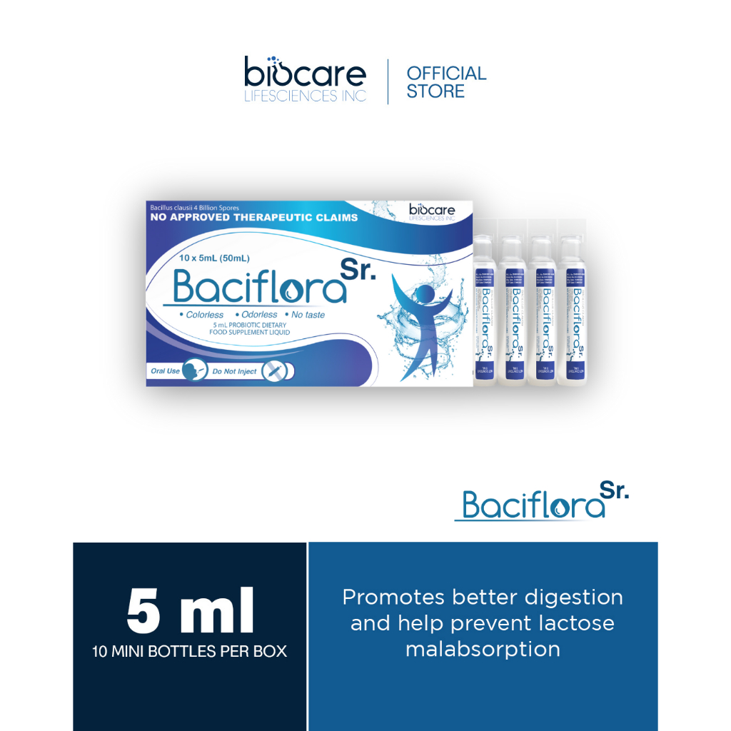 BACIFLORA SR PROBIOTIC DIETARY FOOD SUPPLEMENT | Shopee Philippines