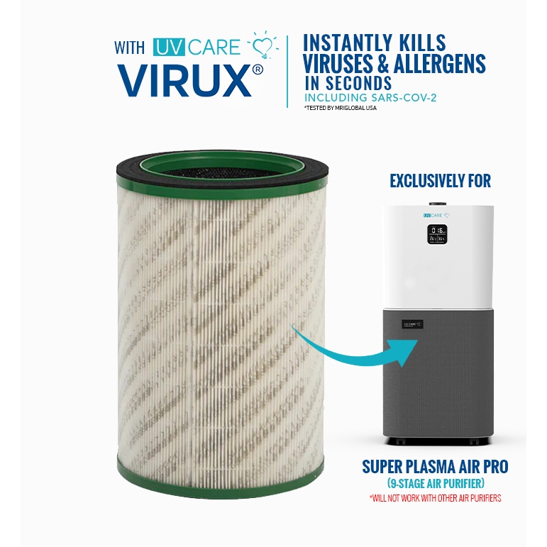 UV Care Super Air Plasma Pro Biodegradable H14 HEPA Filter | Shopee ...