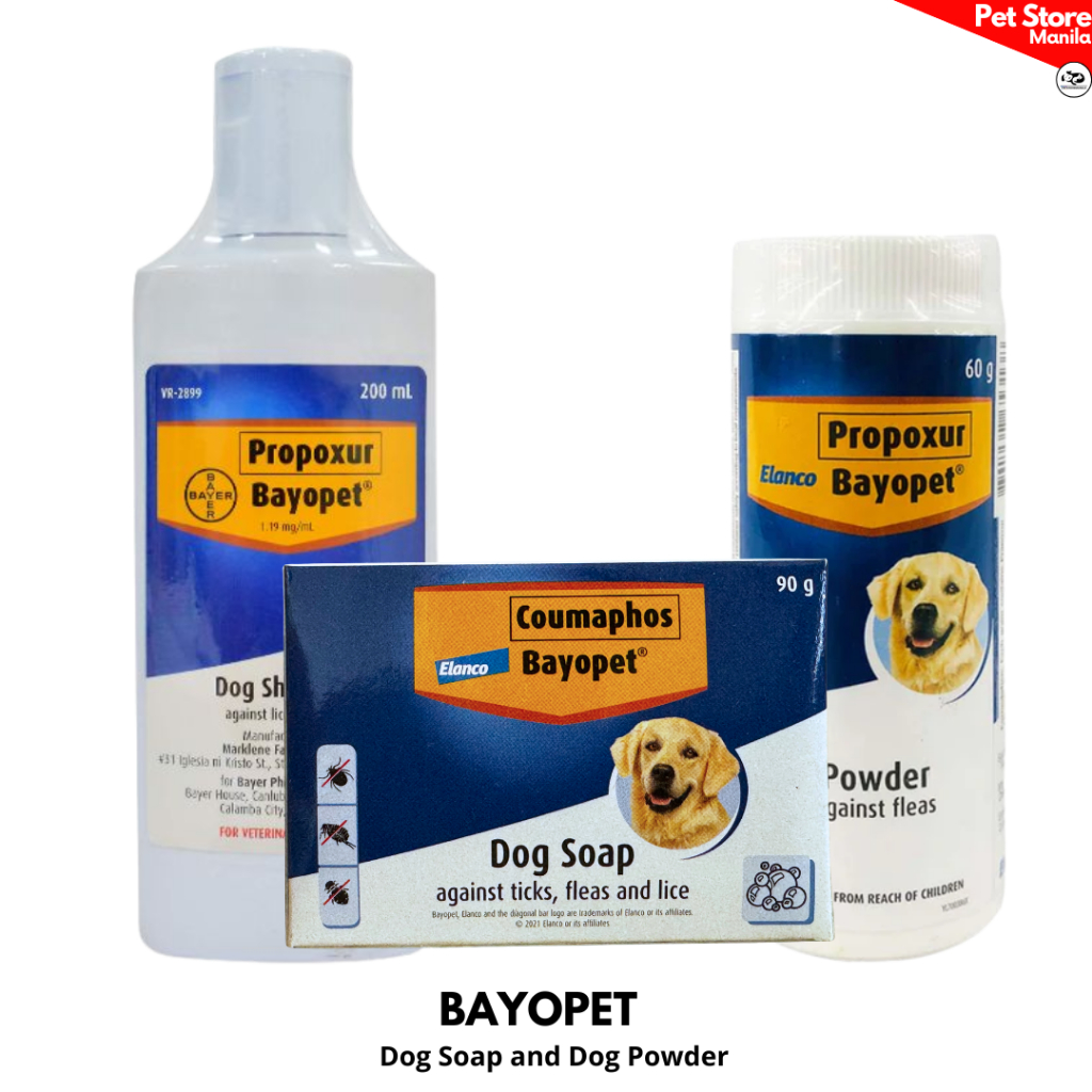 Elanco Bayopet Dog Soap Coumaphos 90g Tick Fleas and Lice Soap and ...