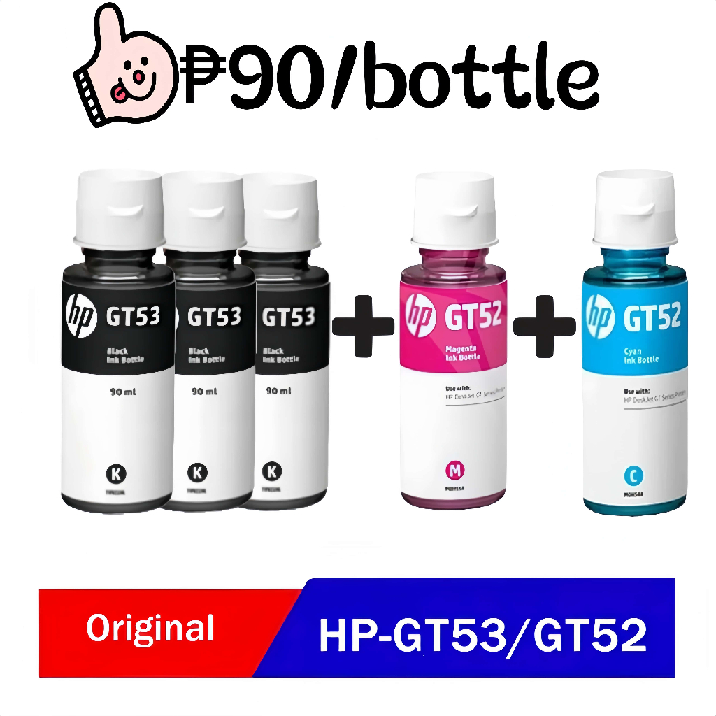 HP GT53XL Ink Original GT52 Ink Black HP Tank 580 520 415 115 315 515 ...
