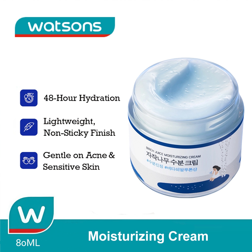 ROUNDLAB Birch Sap Moisturizing Cream - 48H Intensive Hydration Care ...