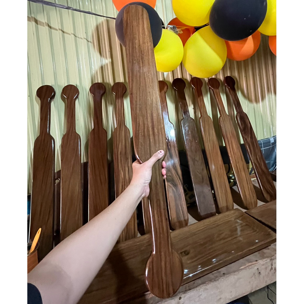 Handcrafted paddle made of iron wood | Shopee Philippines