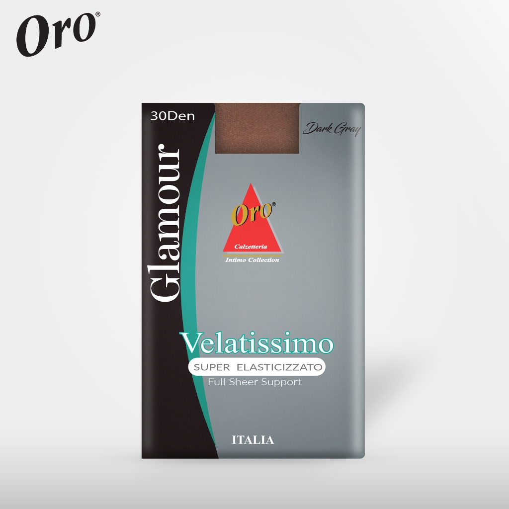 ORO Glamour Velatissimo Full Sheer Support Pantyhose (30 Denier ...