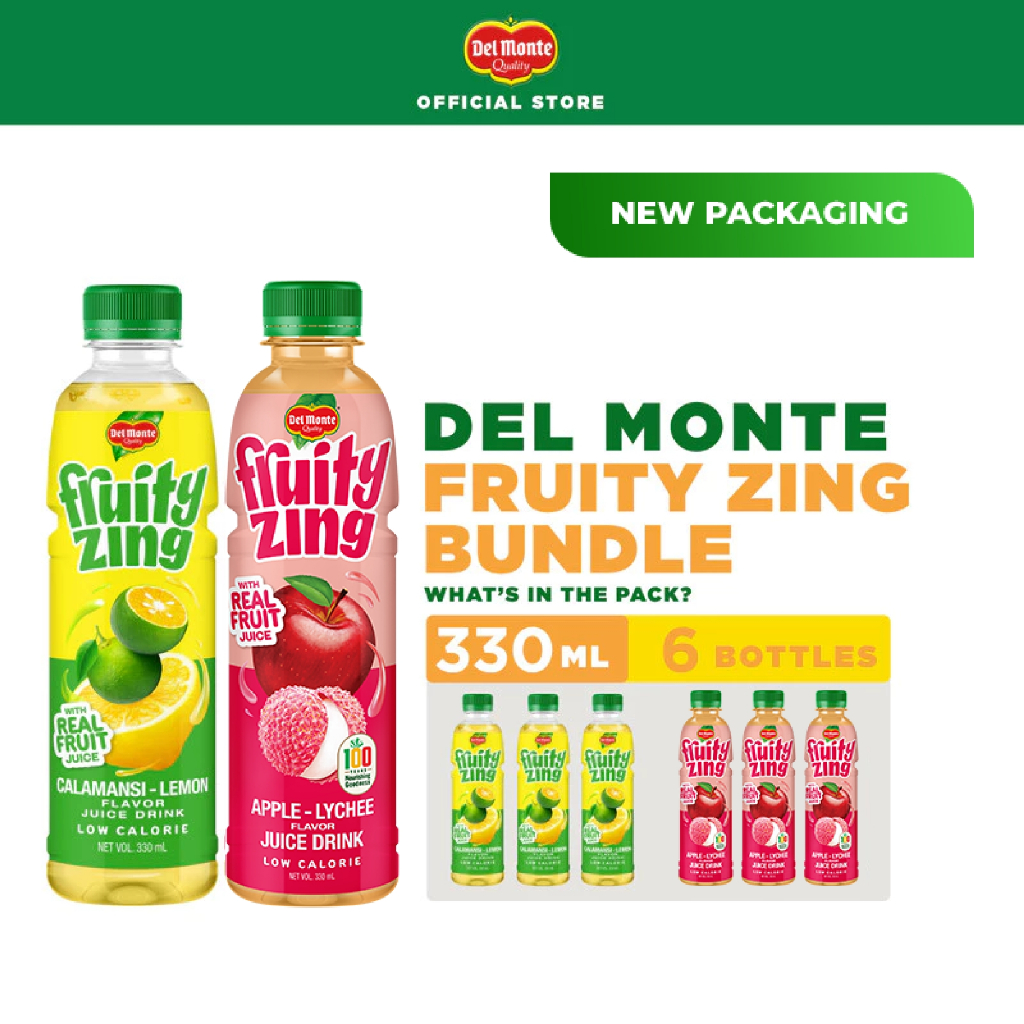 DEL MONTE Fruity Zing Bundle x 6 | Shopee Philippines