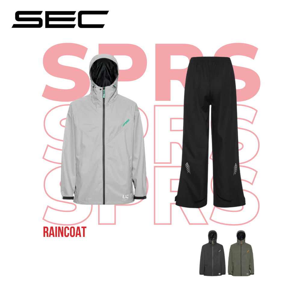 SEC Raincoat for motorcycle SPRS RA025 Raincoat (M-2XL) | Shopee ...