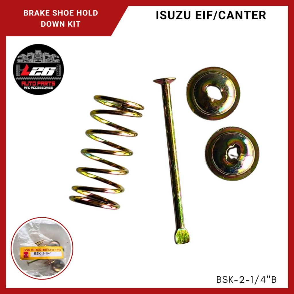 BSK-2-1/4 INCHES B BRAKE SHOE HOLD DOWN KIT Isuzu Elf/Canter BSK-2-1/4 ...