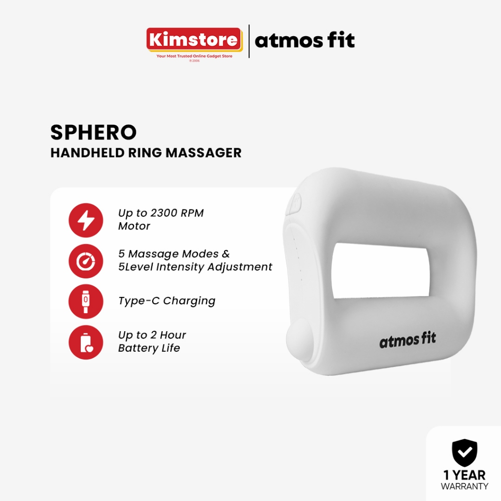 Atmos Fit Sphero Handheld Ring Massager | Shopee Philippines