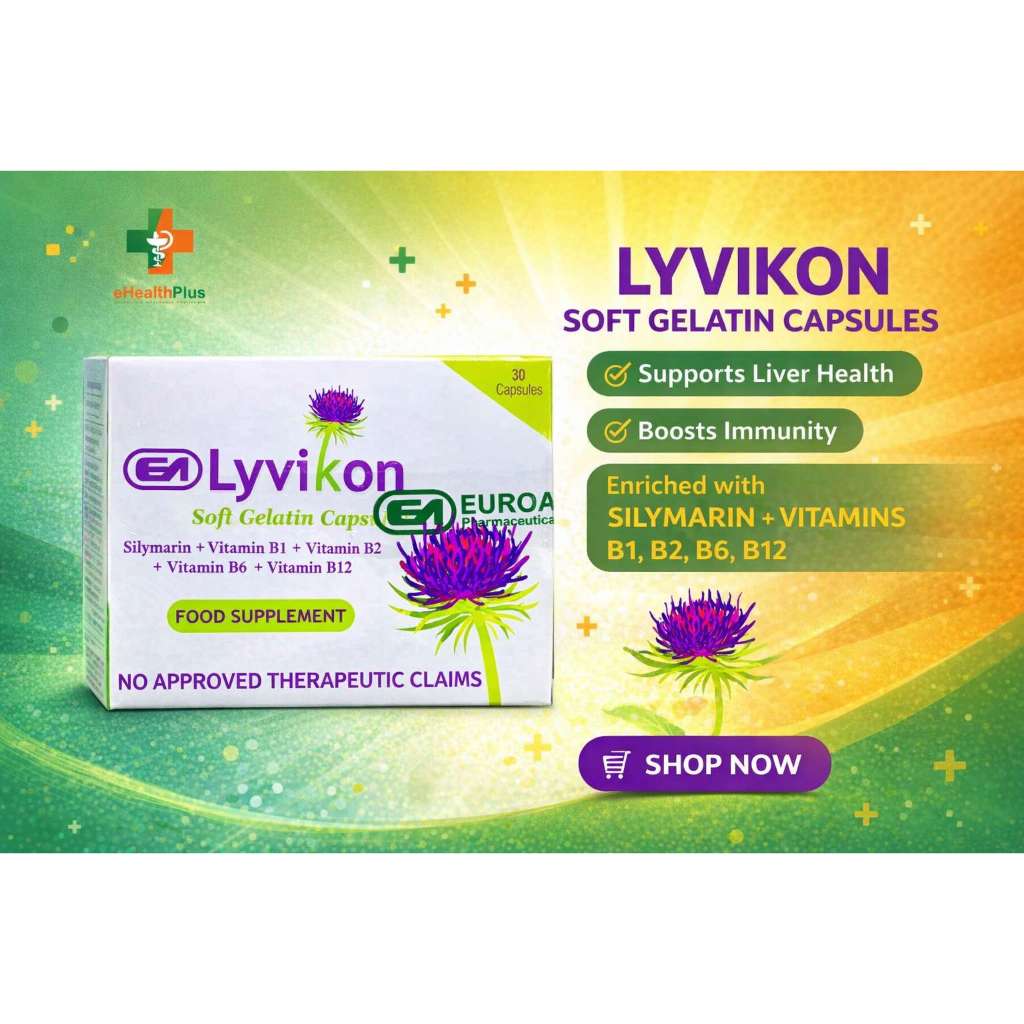 Lyvikon: Silymarin with B Vitamins - Complete Liver Nourishment and ...