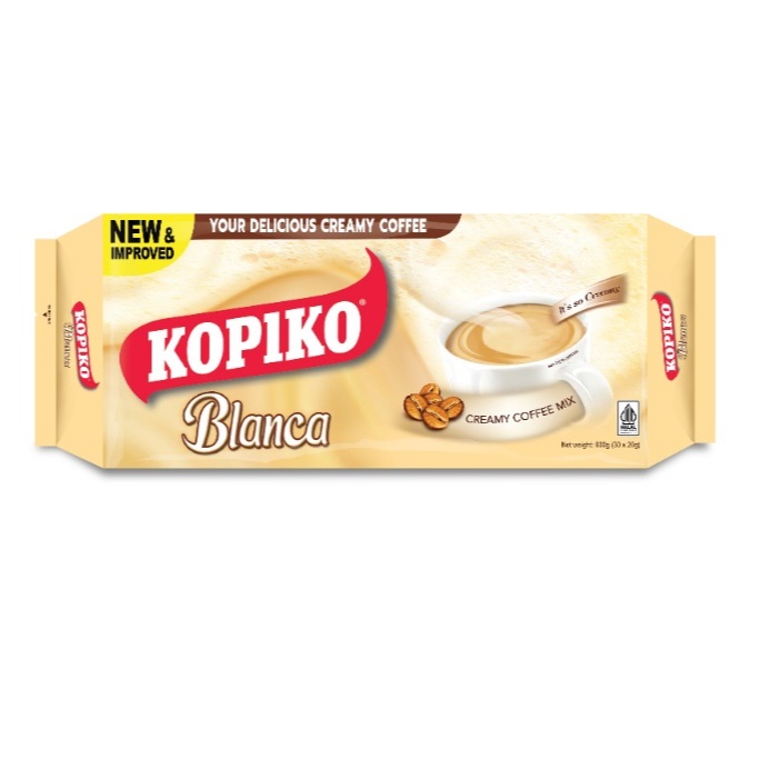Kopiko Cafe Blanca Pouch 20g x 30s | Shopee Philippines